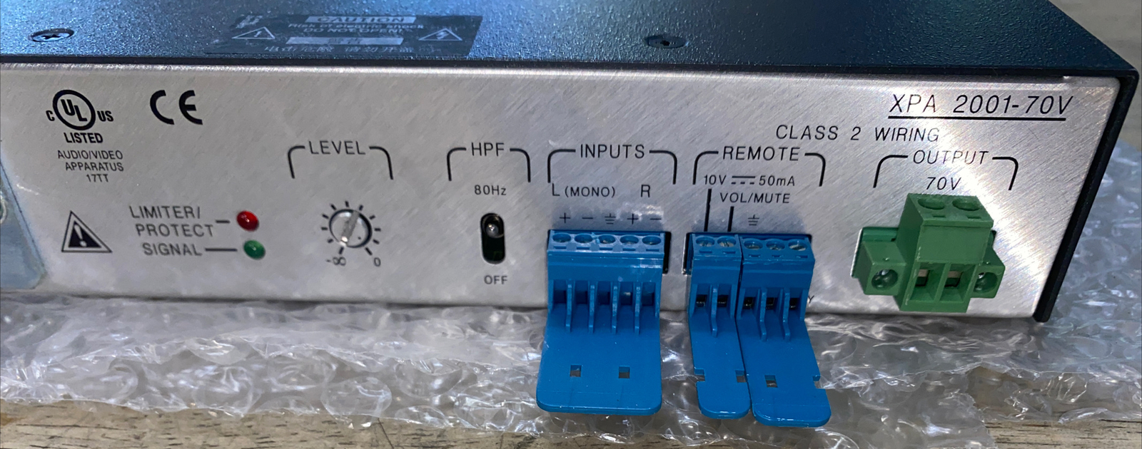 Extron XPA 2001 200 Watts Mono 70/100 V Amplifier for sale online | eBay