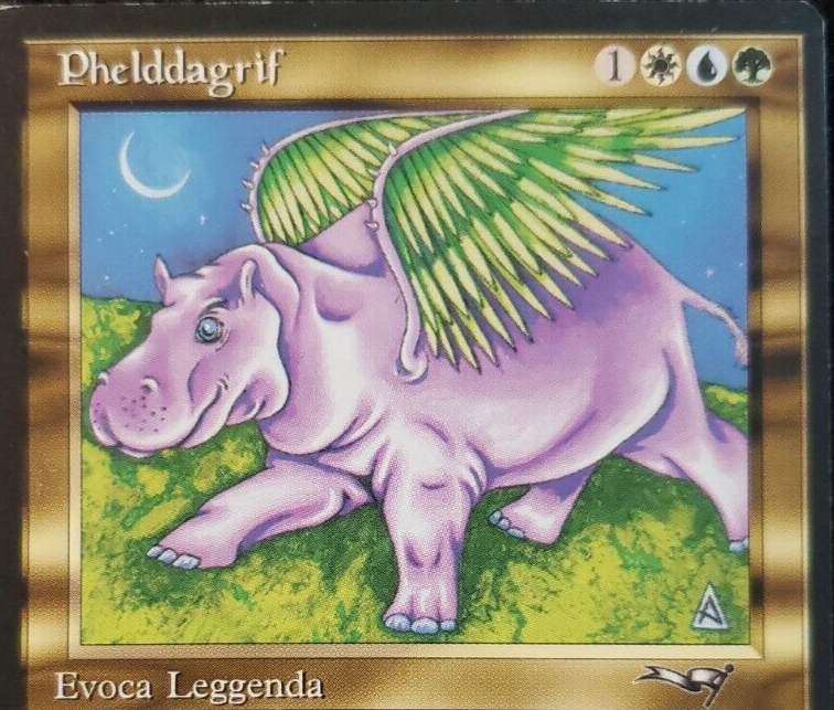 Phelddagrif Alliances NM White Blue Green Rare MAGIC GATHERING CARD ...