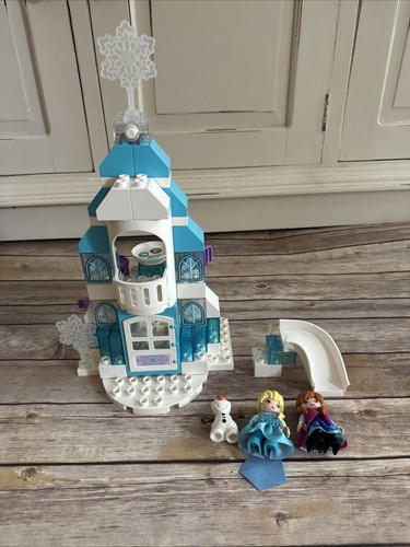 Lego Duplo 10899 Disney Frozen Ice Castle w/ Lights COMPLETE Anna/Elsa ...