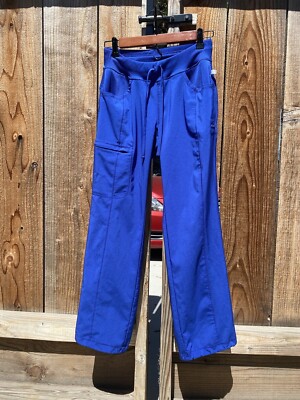 infinity cherokee royal blue scrub bottom size xs petite | eBay