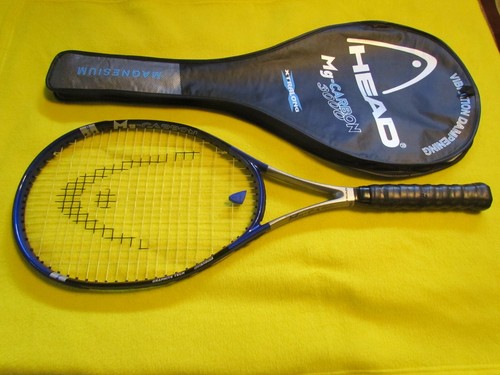 Head Mg Carbon 3000 Graphite Tech Oversize Tennis Racquet 4 1/4 (2 ...
