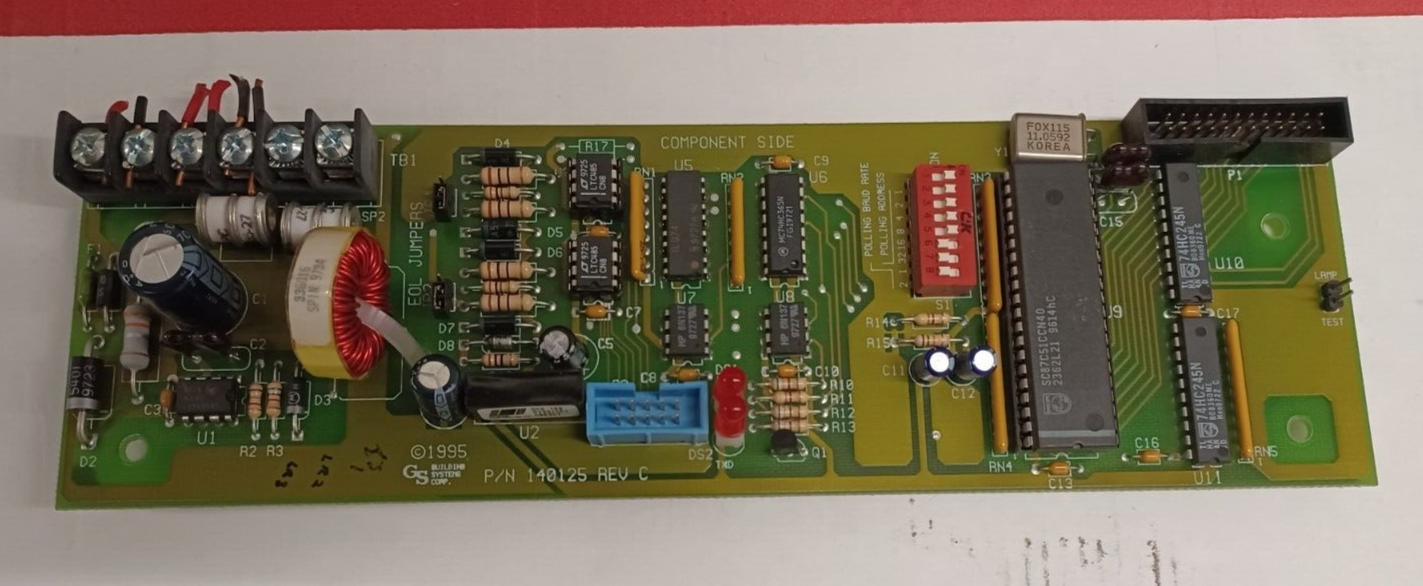 EST Edwards PN 140211 Four Output Horn Module Card for Lss4 Fire Alarm ...