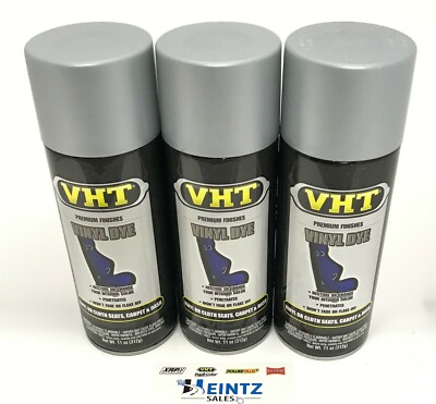 VHT SP946-3 PACK SILVER Satin Vinyl Dye Carpet, Dashboards, Vinyl Seats ...