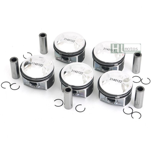 5pcs Φ81mm Pistons & Rings Set STD For Volvo S60 S80 V40 V60 XC60 ...