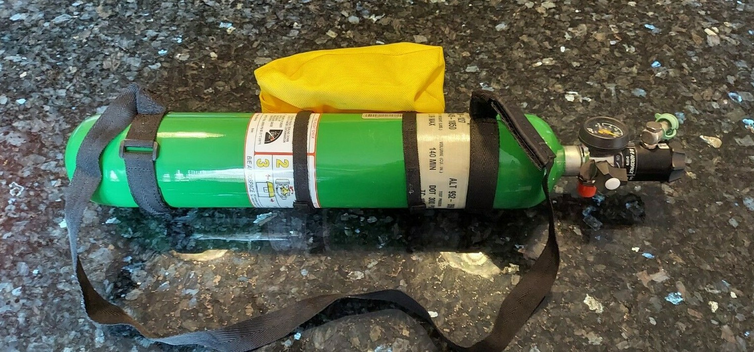 BE Aerospace Integra AV2014595 Lightweight Portable Oxygen Cylinder ...