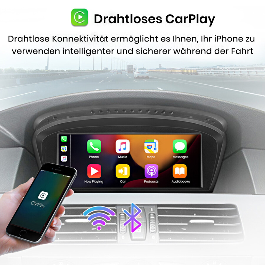 Für BMW E60 E61 E90 E91 CCC 8.8'' Android 13 Autoradio CarPlay GPS Navi ...