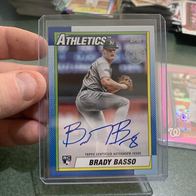 2025 Topps Series 1 - 1990 Topps Baseball Autographs Brady Basso #90A ...