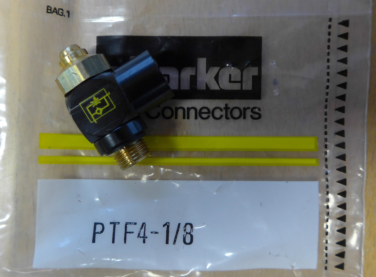 Parker 1/8" BSP Pneumatic Banjo Flow Control Fitting PTF4-1/8 for sale online | eBay
