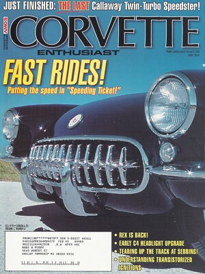 CORVETTE Enthusiast Magazine 7#6 Jun 2004 1957 1967 Tri-Power 1969 L88 ...