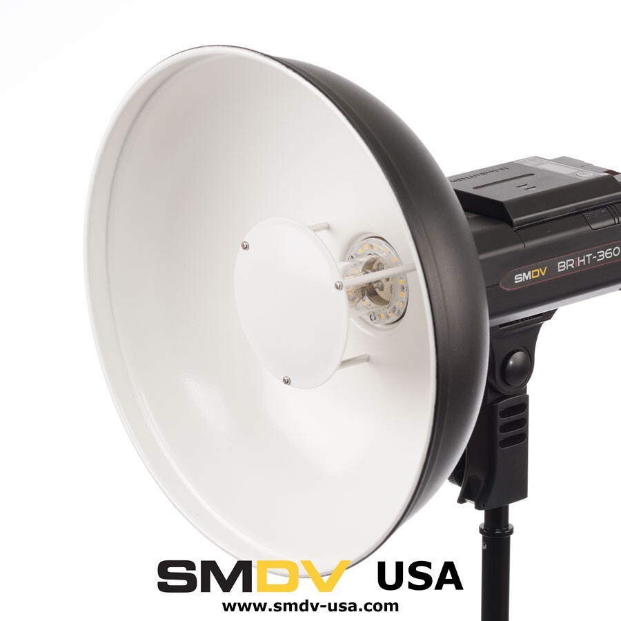 SMDV BR-300 Beauty Dish Reflector for SMDV B360 and BRiHT-360 Flash Monolight | eBay