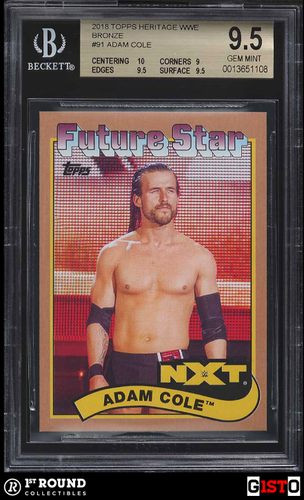 2018 Topps Heritage WWE - Adam Cole #91 Bronze (RC) for sale online | eBay