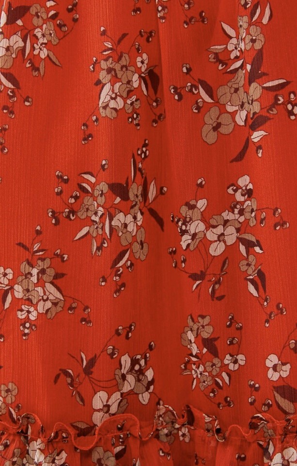 Zara Ruffled Floral Dress | eBay