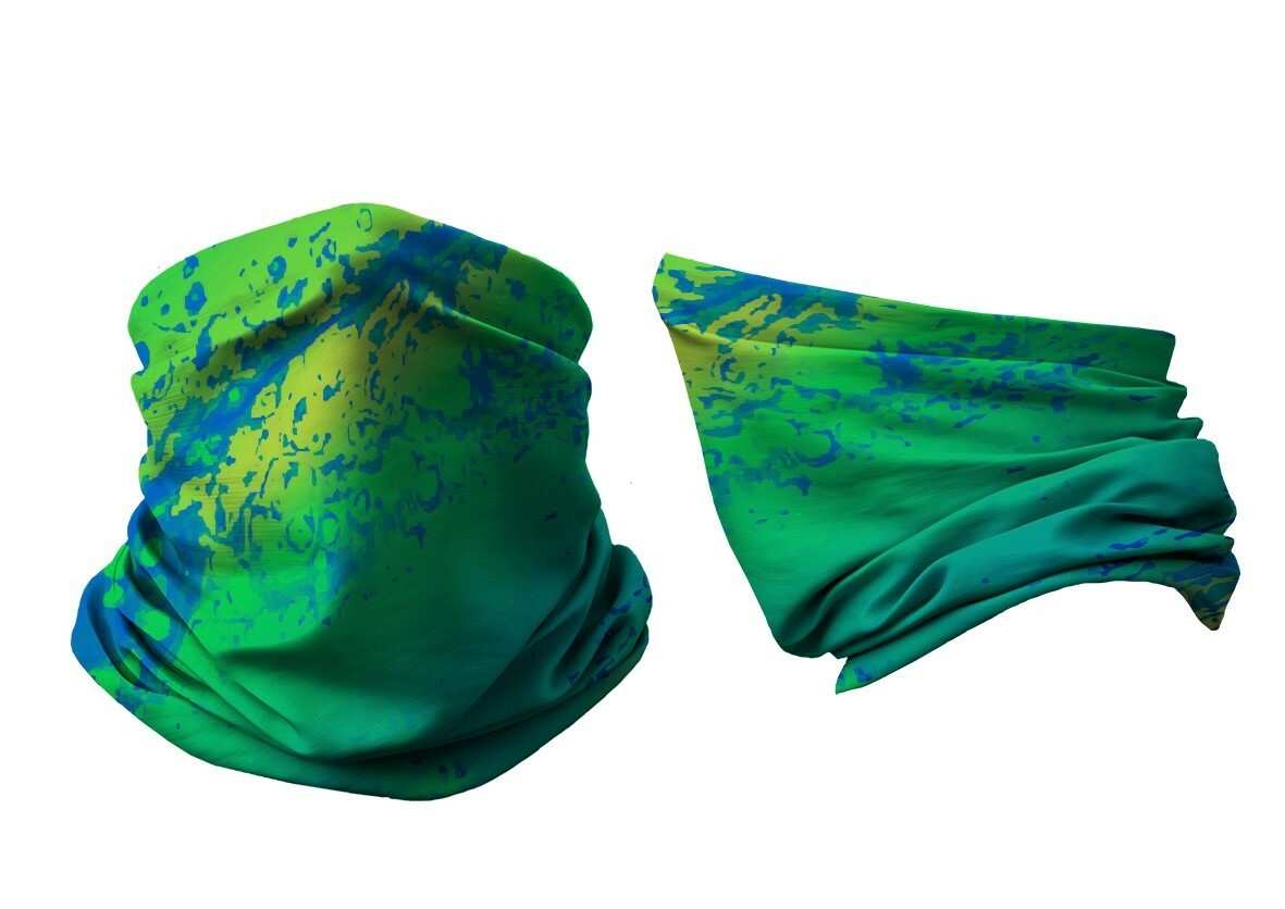 Cooling Microfiber Polyester Neck Gaiter Face Mask, UPF 50+ UV ...