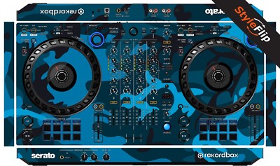 Pioneer DDJ-FLX6 Skin | Blue Camo | Protective Decal | StyleFlip Skins ...