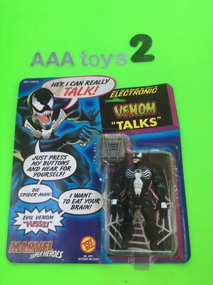 Marvel Electronic Venom Talking Action Figure ToyBiz - 1991 New Sealed ...