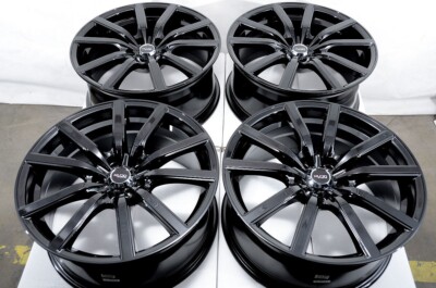 18" Wheels Black Polish Rim 5x114.3 Fit Infiniti G25 G35 I30 I35 M35 ...