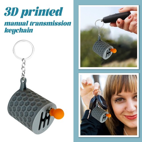 3D Printed Gear Transmission Key Pendant Manual Transmission Keychain ...