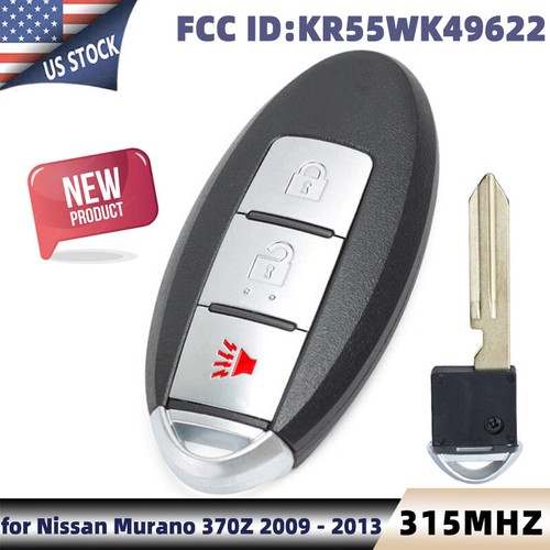 KR55WK49622 Smart Remote Key Fob for Nissan Murano 370Z 2009 2010 2011 ...