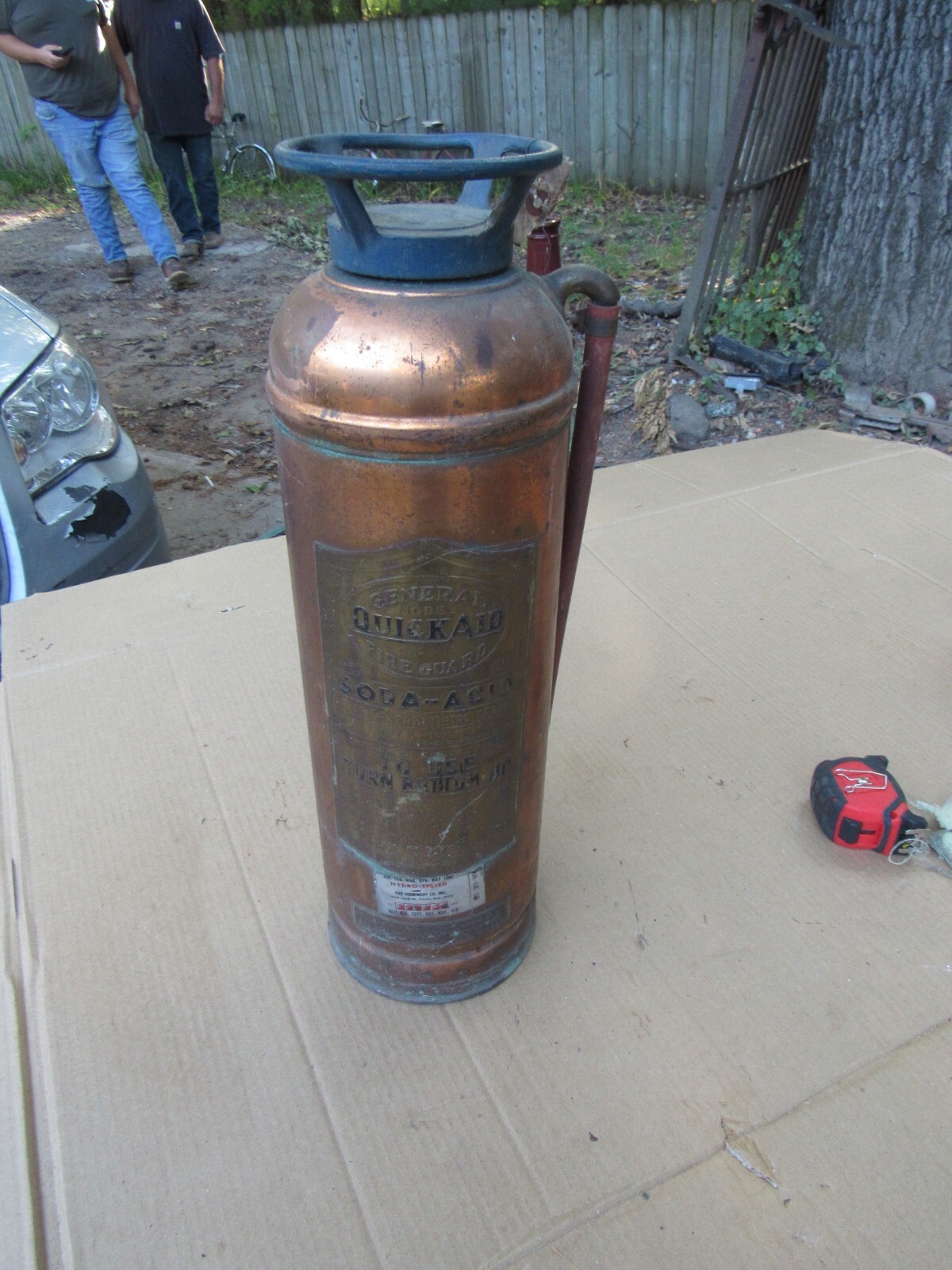 24" GENERAL QUICK AID FIREGUARD Model SA-303 COPPER BRASS FIRE ...