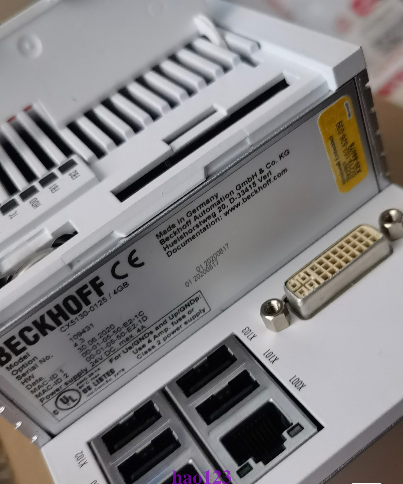 CX5130-0125 BECKHOFF CX5130-0125/000000218 New in box By DHL or FedEx ...