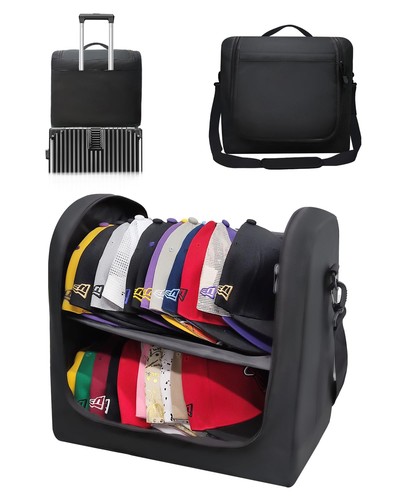 Large Hat Bag for Baseball Caps holds up to 30 hats Hat Organizer ...