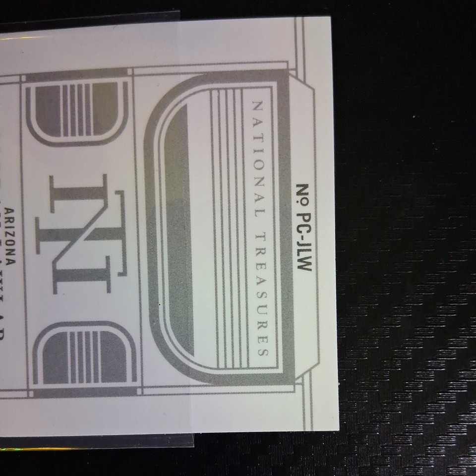 2025 National Treasures Jordan Lawlar Player’s Jumbo Patch Auto /49 ...