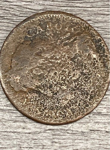 1670s? England 1/2 Half Penny? Charles II Copper Coin Seated Britannia ...