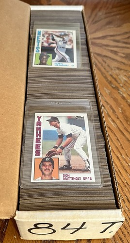 1984 TOPPS Baseball Complete MINT Set Of 792 Cards. Strawberry ...