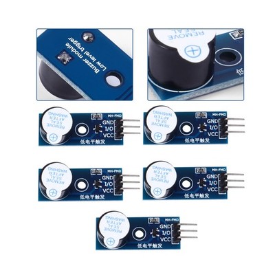 5 Pcs Active Low Level Trigger Module Electronic Modules Buzzer Button ...