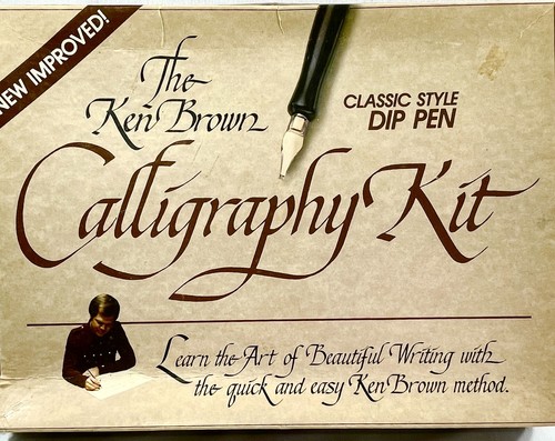 1980s Calligraphy Paper & Instruction Book ONLY Writing Parchment ...