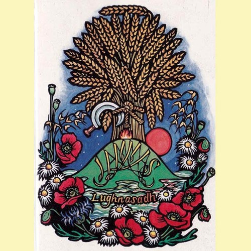 LAMMAS FESTIVAL GREETING CARD 1st Aug PAGAN WICCAN Solstice HEDINGHAM ...