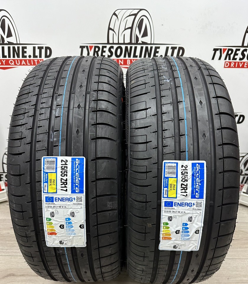 4 X 215 55 17 ACCELERA 215/55R17 98W XL BRAND NEW HIGH QUALITY M+S ...