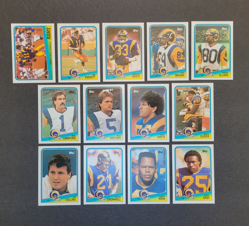RAMS Near Team Set 1988 TOPPS FOOTBALL CARDS NrMt-MINT No Wax No Kevin ...