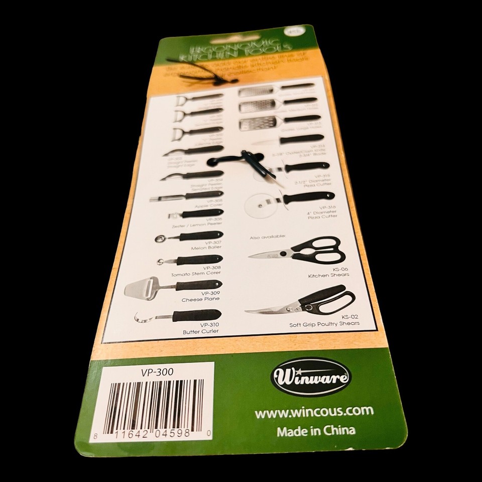 Winware- VP-300 - 6 1/2 in Y Peeler Kitchen Gadget Utensils Peeling ...