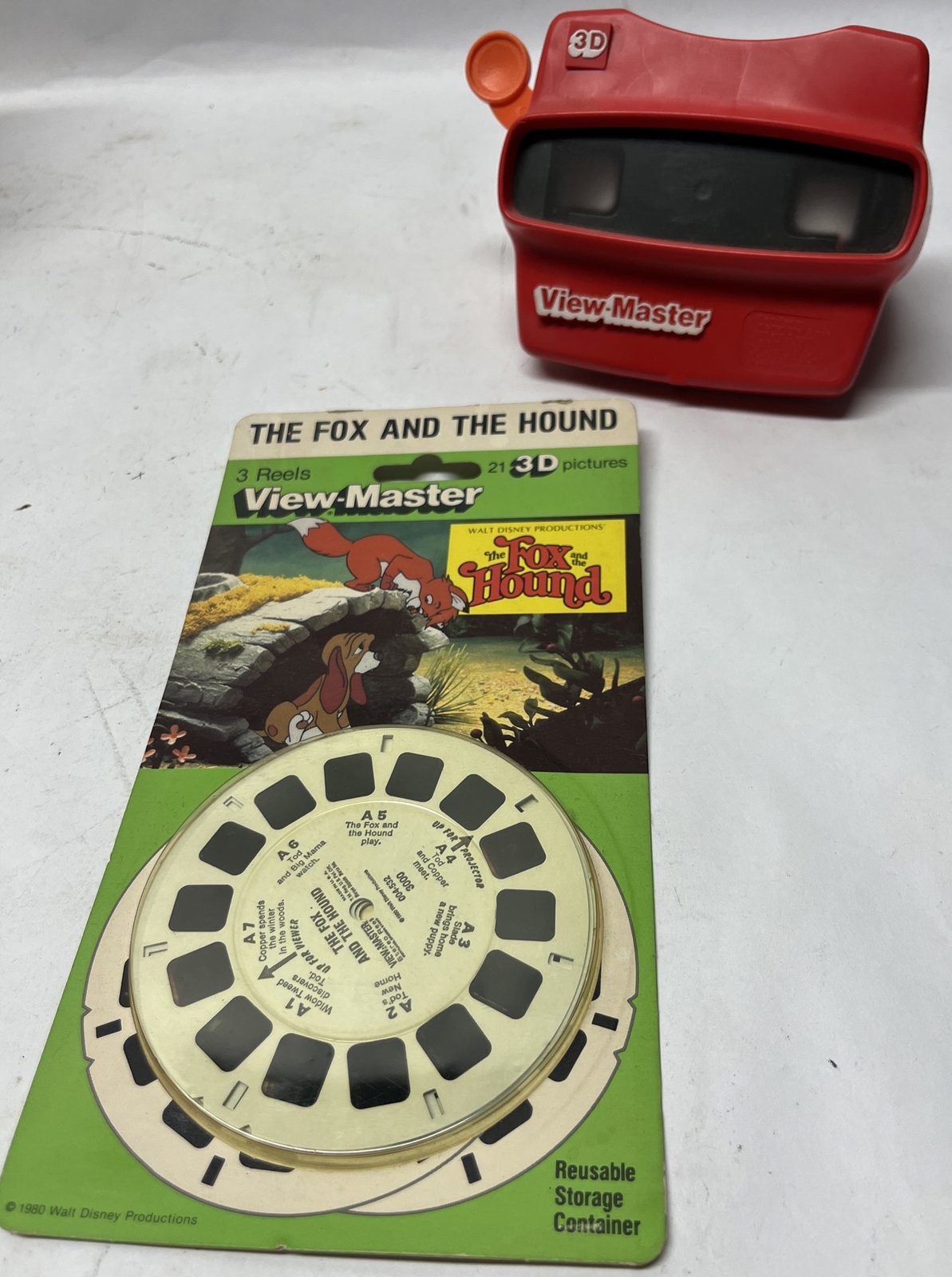 Vintage 3-D The Fox And The Hound 3-Reel Pack #3000 Sealed 1980 NIB ...