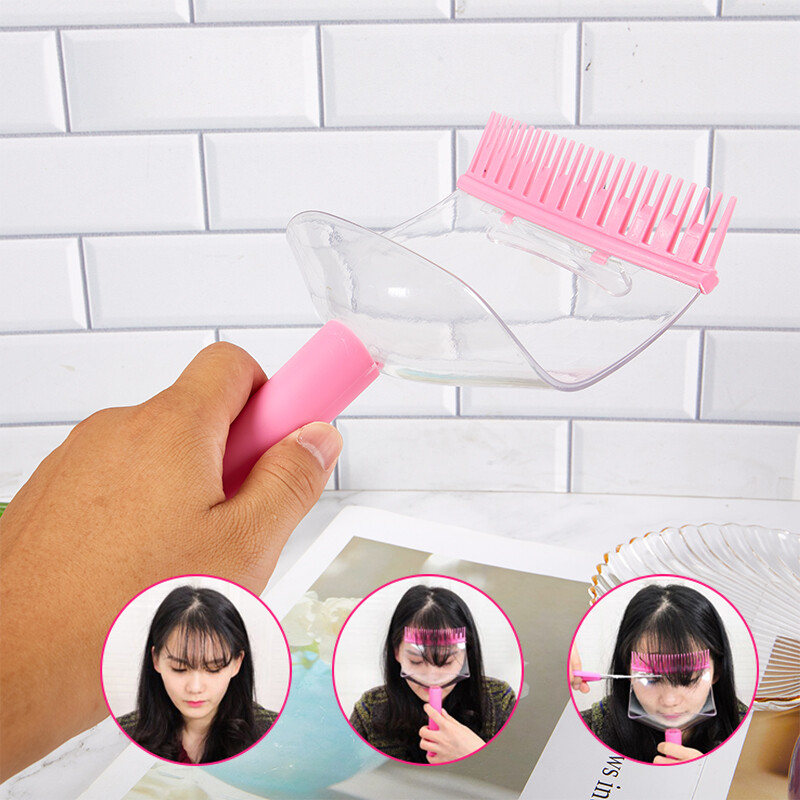 DIY Women Hair Trimmer Fringe Cut Tool Clipper Comb Guide For Cute Hair ...