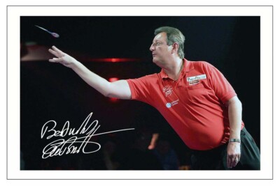 ERIC BRISTOW SIGNED PHOTO PRINT AUTOGRAPH DARTS WORLD CHAMPION | eBay UK