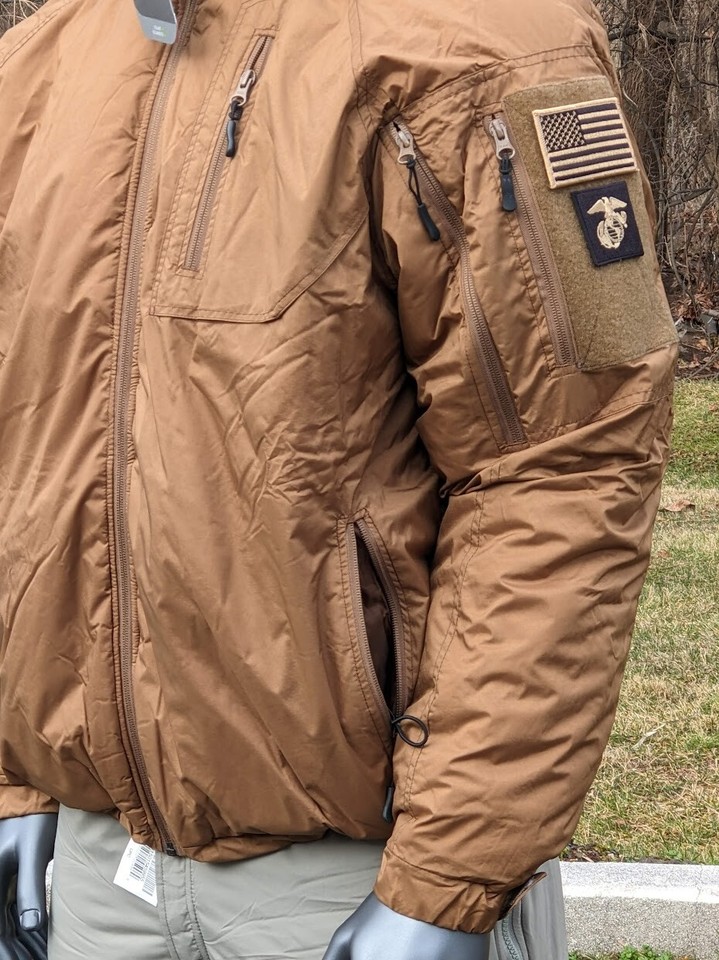 PCU Gen 3 Level 7 ECW USMC PrimaLoft Cold Weather Happy Coyote Parka ...