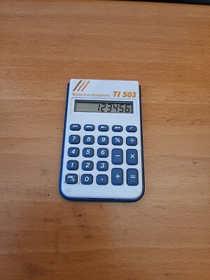 Texas Instruments TI 503 Calculator Pocket Size. Working w/Battery ...