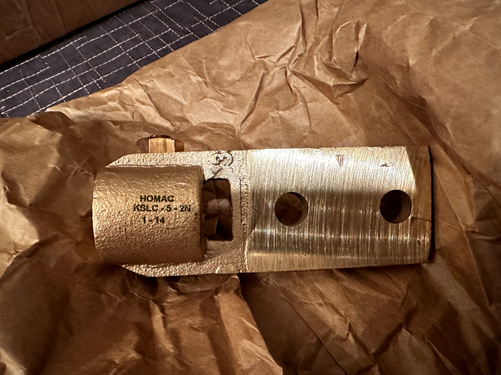KSLC-5-2N BRONZE BOLT SUBSTATION STUD CONNECTOR STRAIGHT | eBay