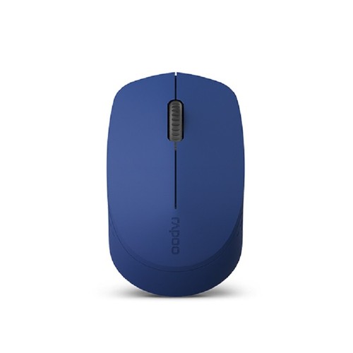 Rapoo M100 2.4GHz & Bluetooth 3 / 4 Quiet Click Wireless Mouse Blue ...