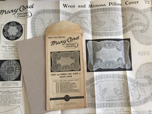 Mary Card Original Crochet Pattern Chart 52 (3Wren and Mimosa Pillow ...