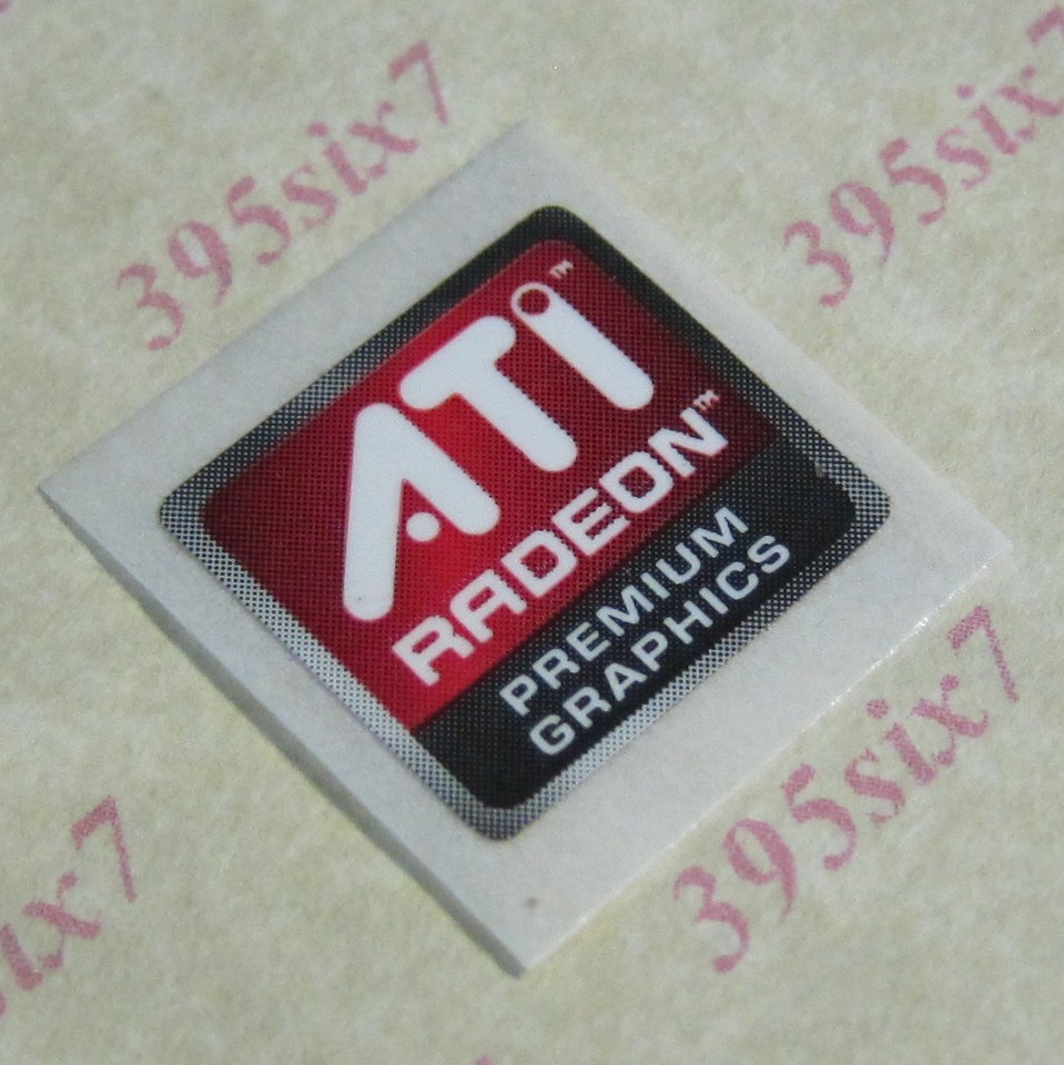 ATI RADEON PREMIUM GRAPHICS Sticker - New & Genuine | eBay