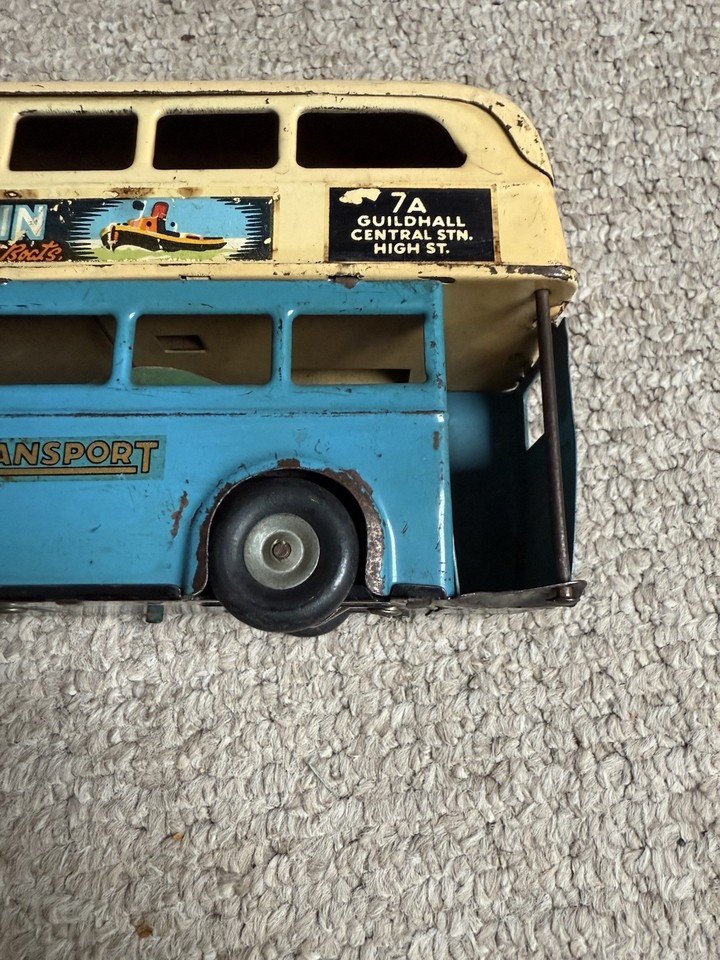 Triang Minic Tin Plate Friction Driven Larger Scale Route master Bus ...