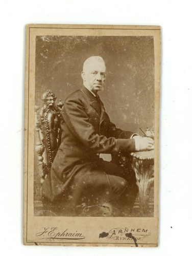 Vintage CDV Reverend Jan van Dijk Mzn. Dutch Minister & Educator | eBay UK