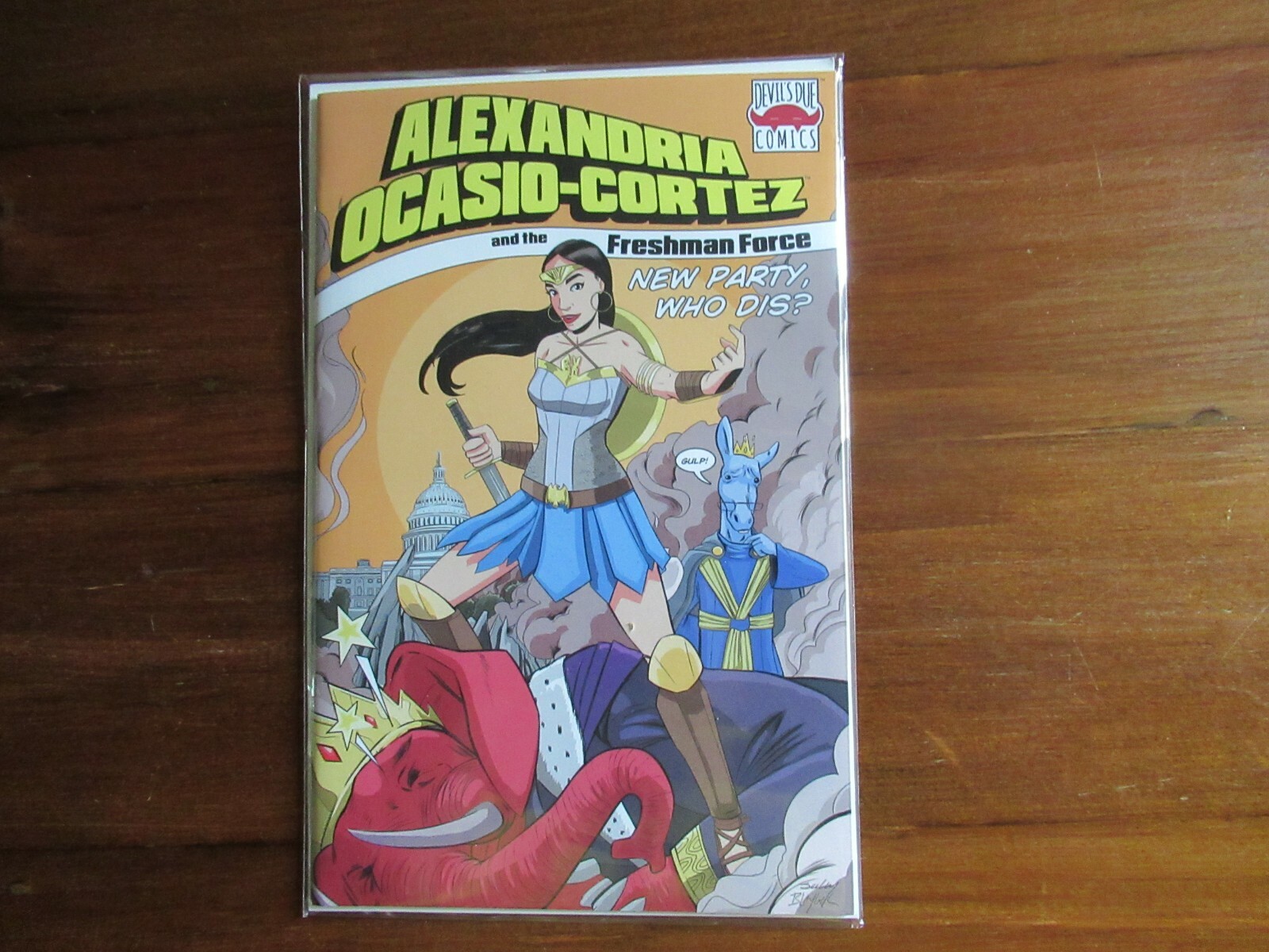 Alexandria Ocasio-Cortez Freshman Force Comic - AOC Wonder Woman | eBay