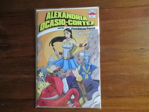 Alexandria Ocasio-Cortez Freshman Force Comic - AOC Wonder Woman | eBay
