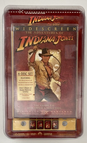 Harrison Ford Indiana Jones Complete Widescreen 4 DVD Collection ...