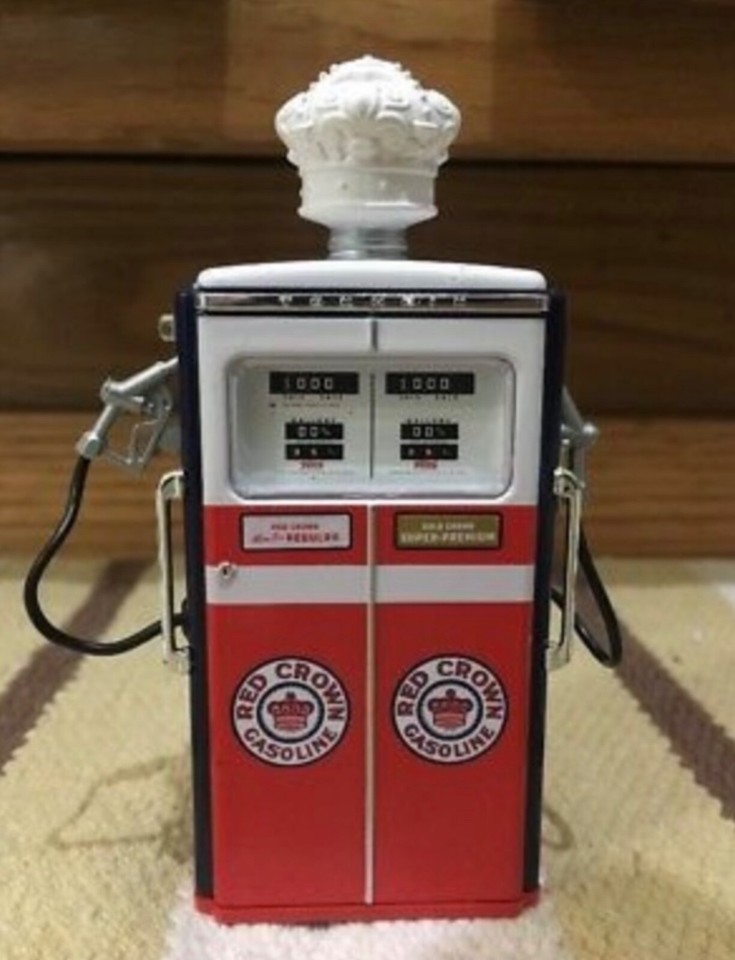 Original Antique Red Crown Gas Pump Globe - EARLY READ DESCRIPTION | eBay