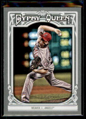 2013 Topps Gypsy Queen Jered Weaver #59 Los Angeles Angels | eBay